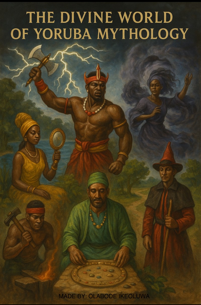 Buy THE DIVINE WORLD OF YORUBA MYTHOLOGY by Yn Leo on Selar