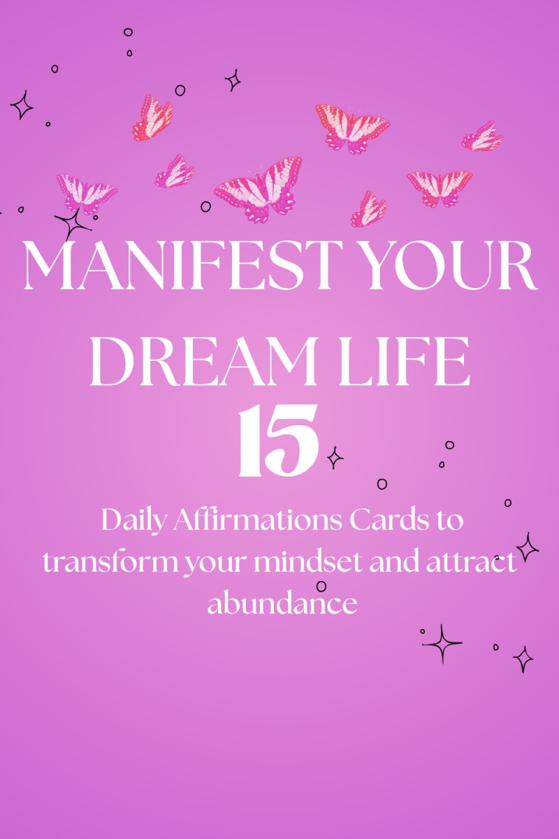 Buy MANIFEST YOUR DREAM LIFE : 15 Daily Affirmations Cards by Yollita Favs on Selar