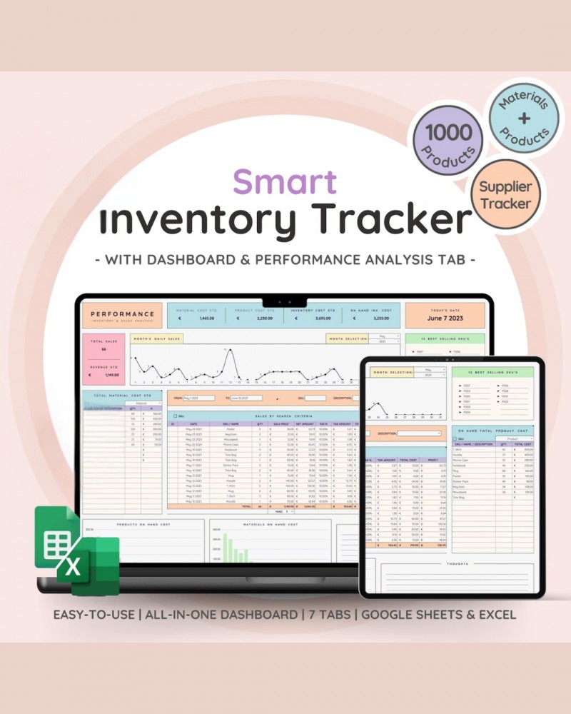 Buy Smart Business Inventory Tracker by YOUR ONE STOP DIGITAL SHOP on Selar