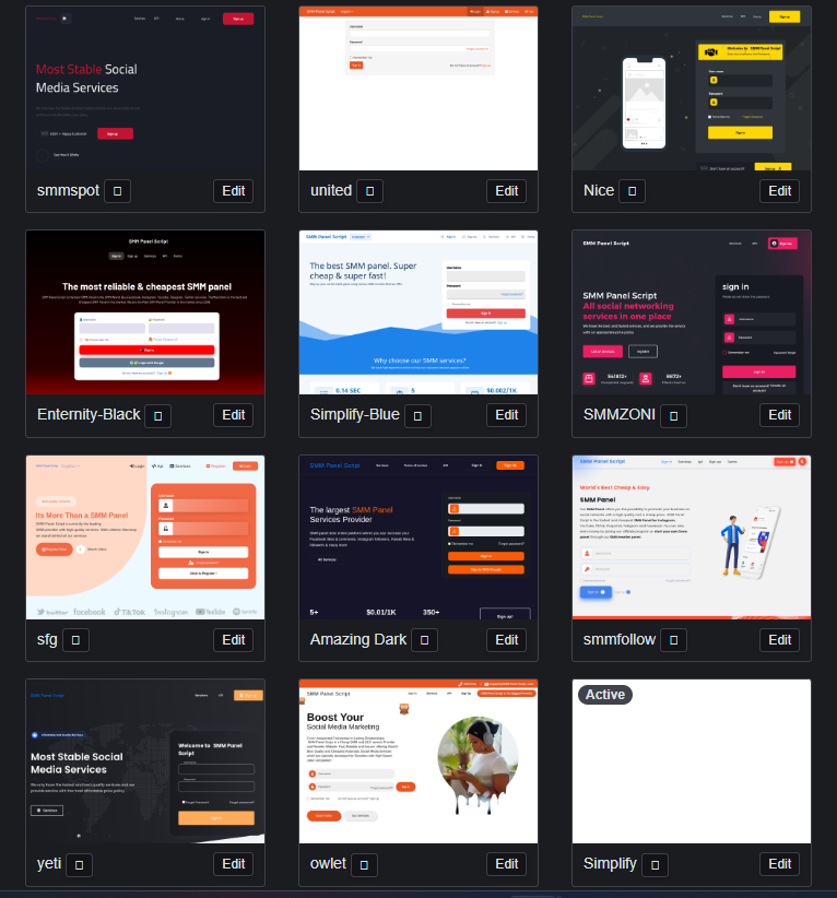 Buy 20 Themes in One | Perfect Panel Script no bugs by youssef addi on ...