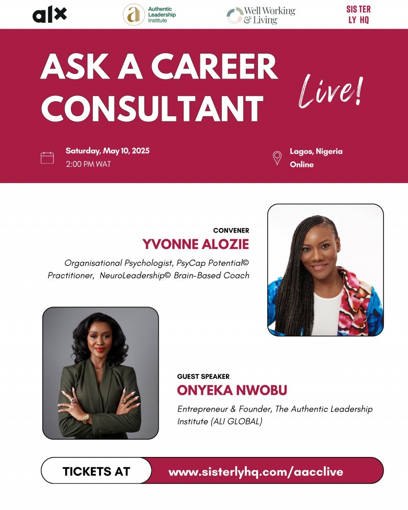 Buy Ask a Career Consultant LIVE! by Yvonne Alozie Obi on Selar
