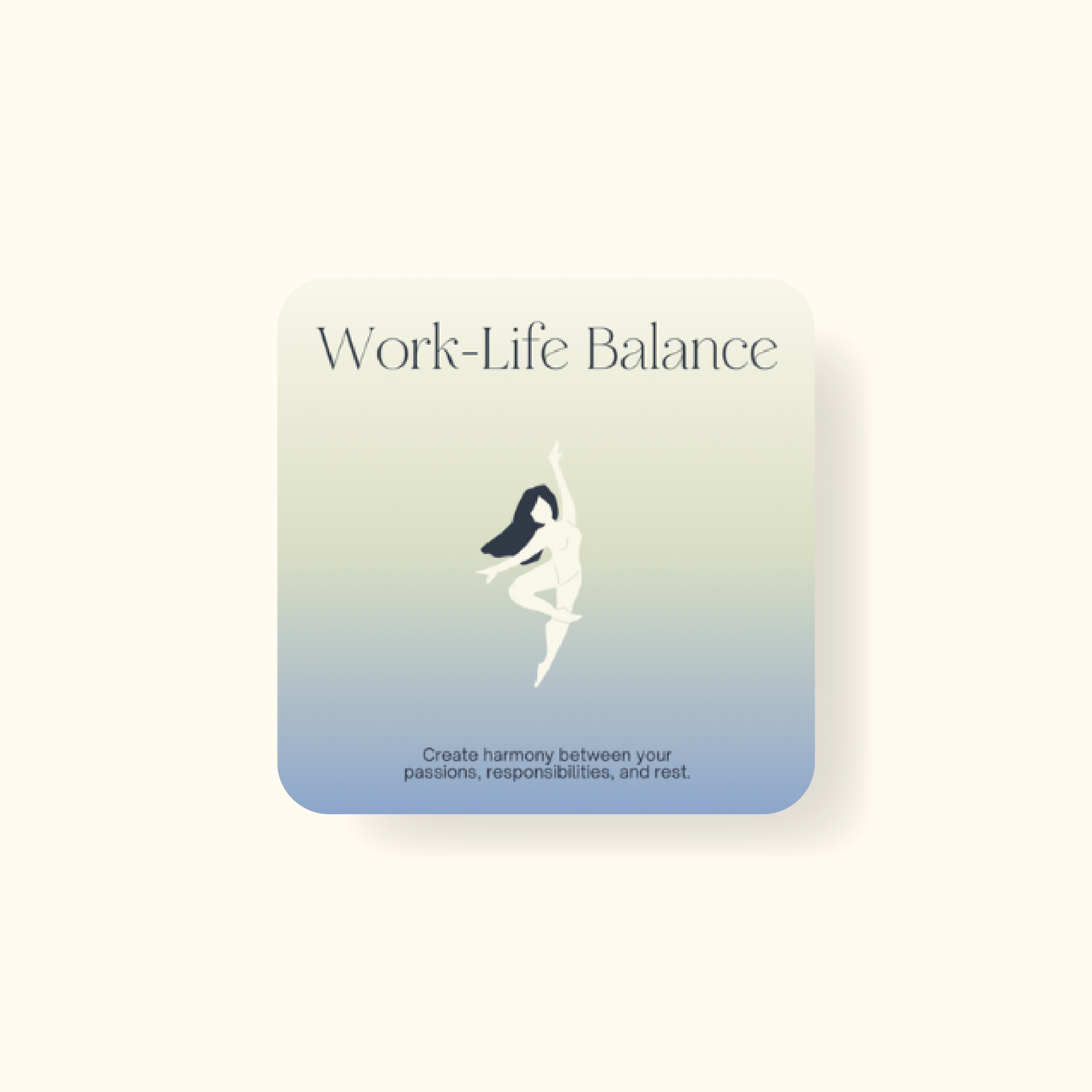 Buy Work Life Balance Reflective Deck by ZenMomTribe on Selar