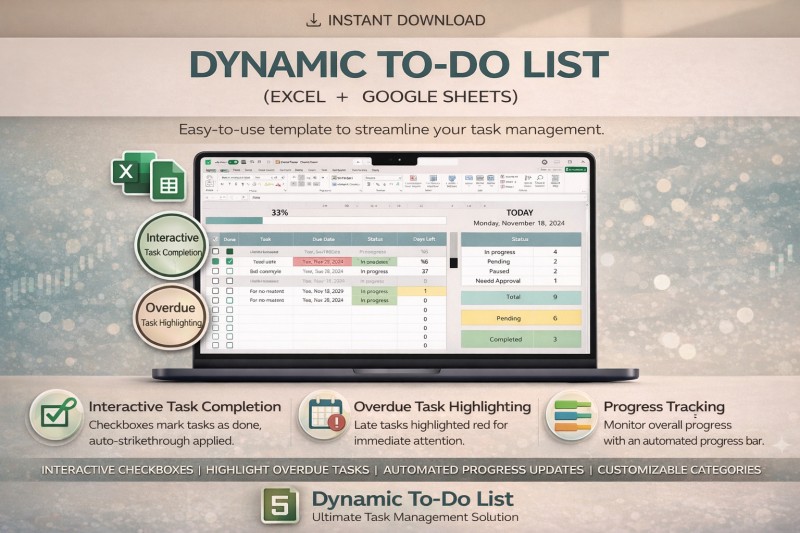 Buy Dynamic To-Do List by B3 on Selar