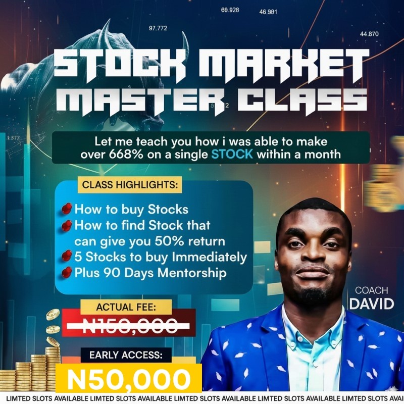 Buy Stock Market Master Class Course by David Hephzibah on Selar