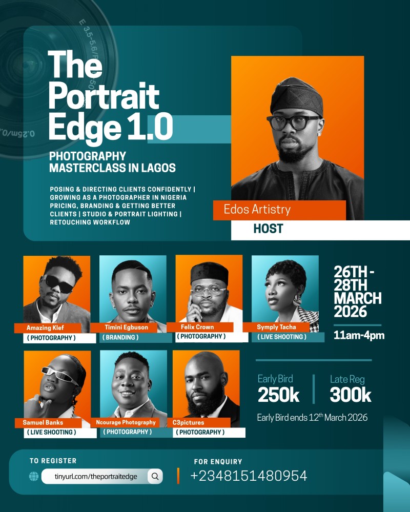 Buy THE PORTRAIT EDGE 1.0 - PHOTOGRAPHY MASTERCLASS by IBOR EDOSA ...