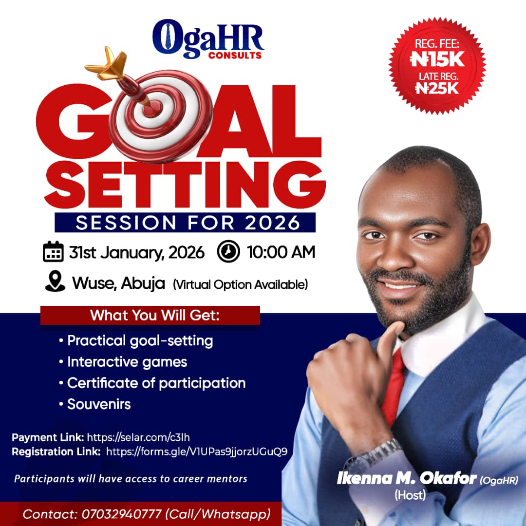 Buy GOAL SETTING TRAINING FOR 31ST JAN. 2026 by IKENNA M. OKAFOR on Selar