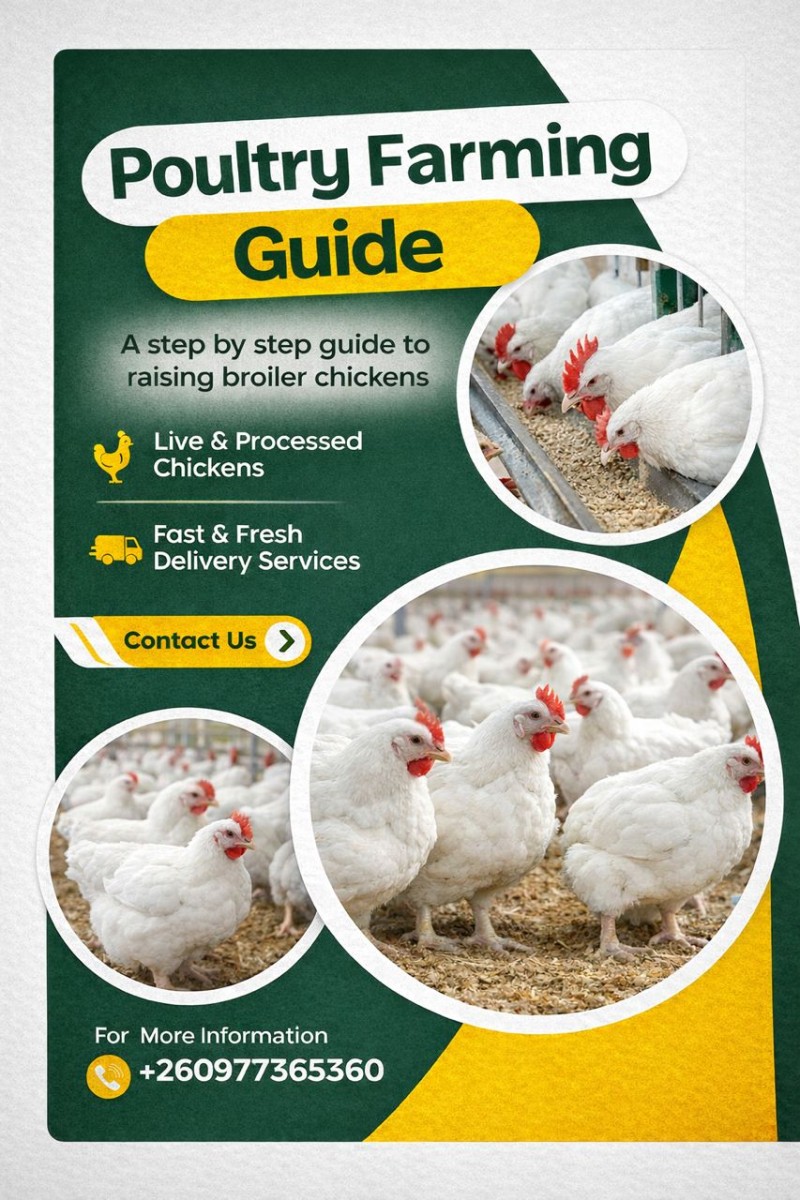 Buy Poultry Farming Guide for Beginners by Ahmed Mumba on Selar