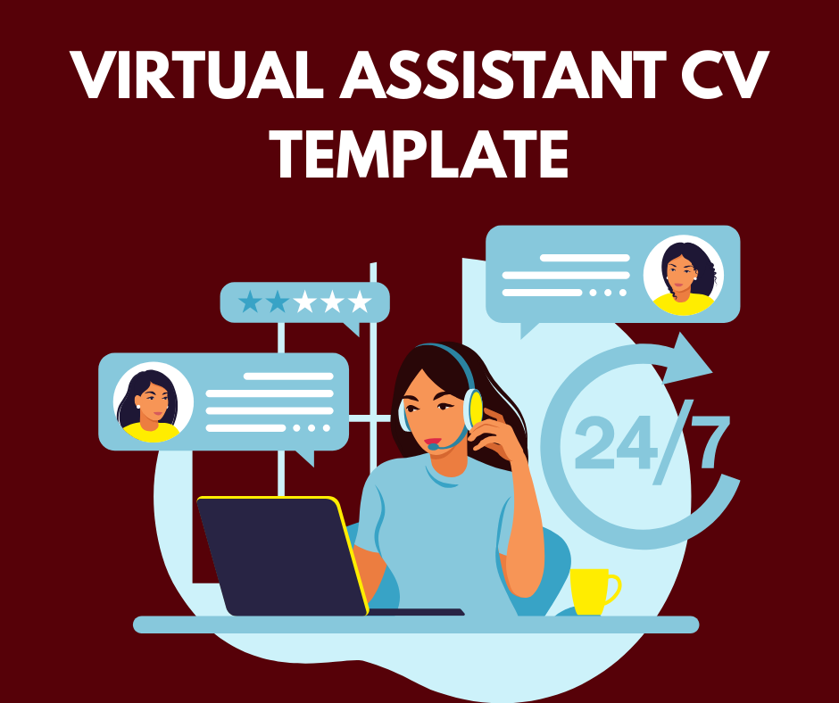 Buy VIRTUAL ASSISTANT CV TEMPLATE FOR BEGINNERS by Benny Designs on Selar
