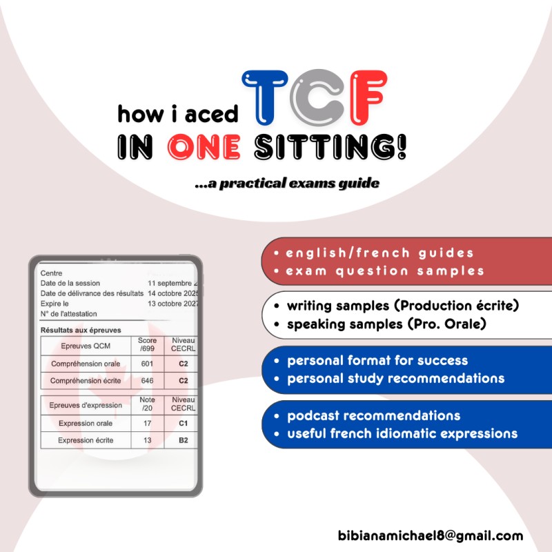 Buy TCF PREP FOR SUCCESS by Bibiana Ukoaka on Selar