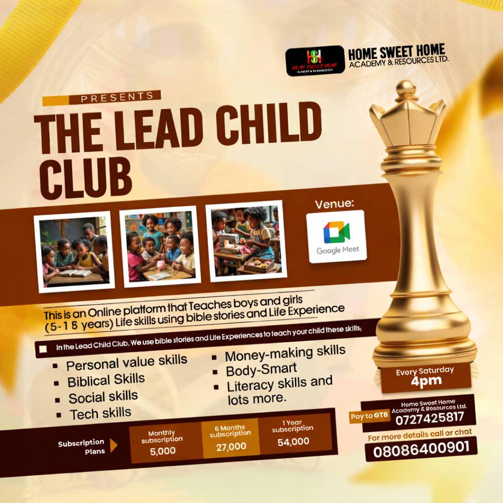 Buy The Lead Child Mentoring Classes 2026 by Abere Lorine on Selar