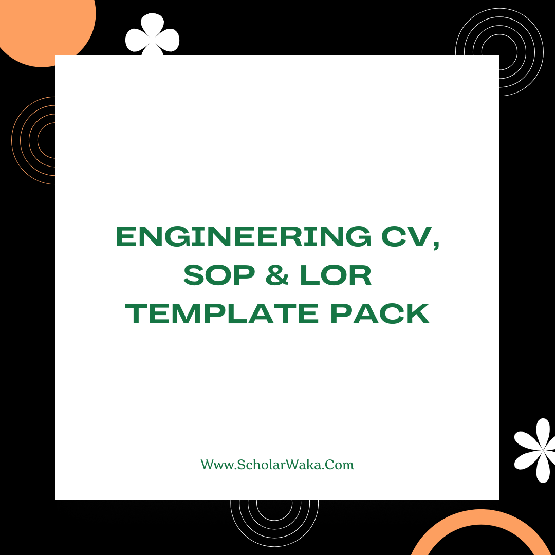 Buy Engineering CV, SOP & LoR Template Pack by Lucy Ikpesu-Ewhubare on ...