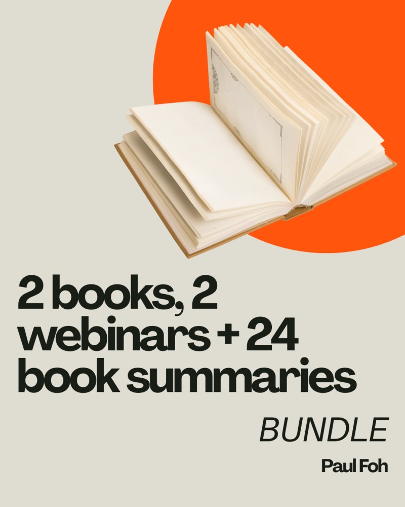 Buy 2 BOOKS, 2 WEBINAR and 22+ Book Summaries PROMO by Paul Foh on Selar