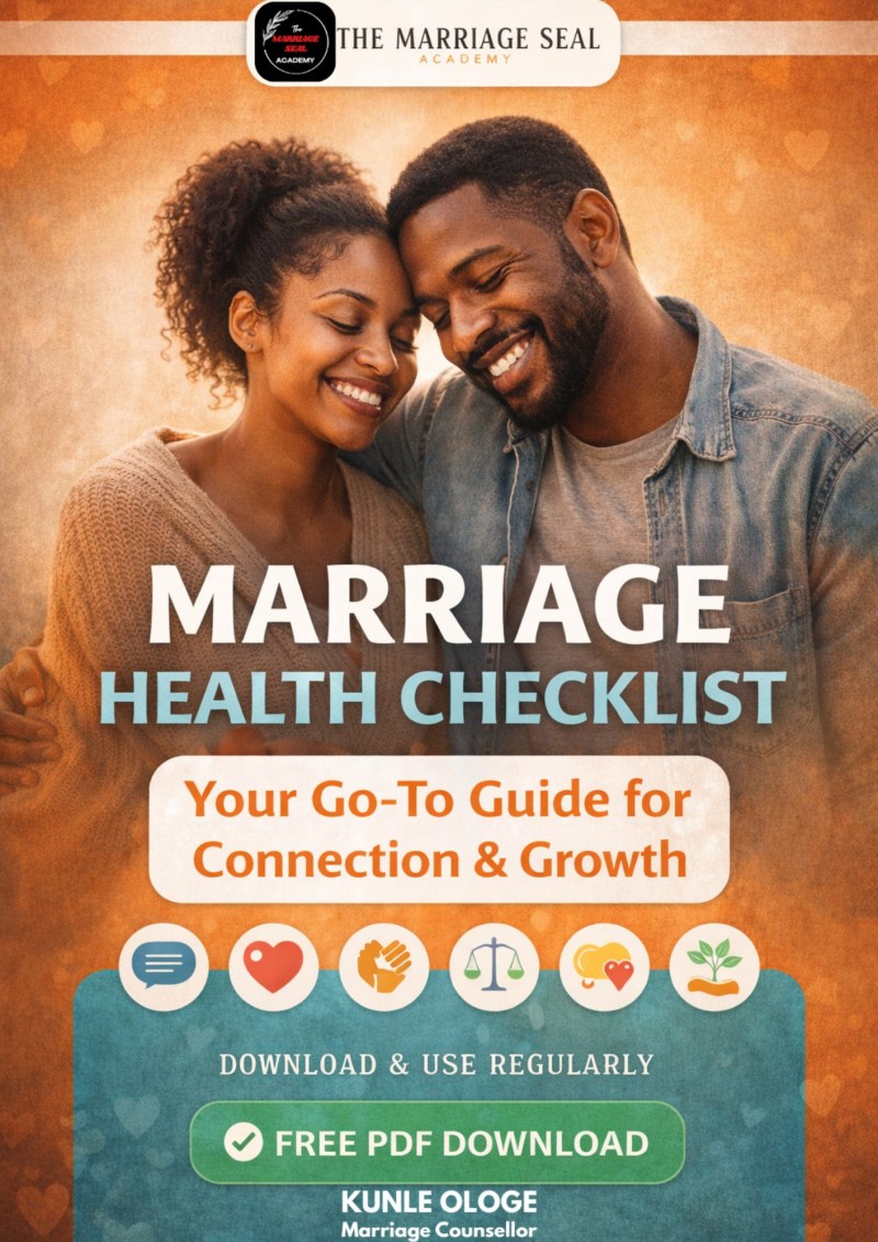 Get Marriage Health Checklist by THE MARRIAGE SEAL ACADEMY on Selar