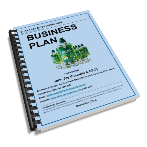 Buy Liquid Soap Business Plan Template by 1001 Entrepreneurs on Selar