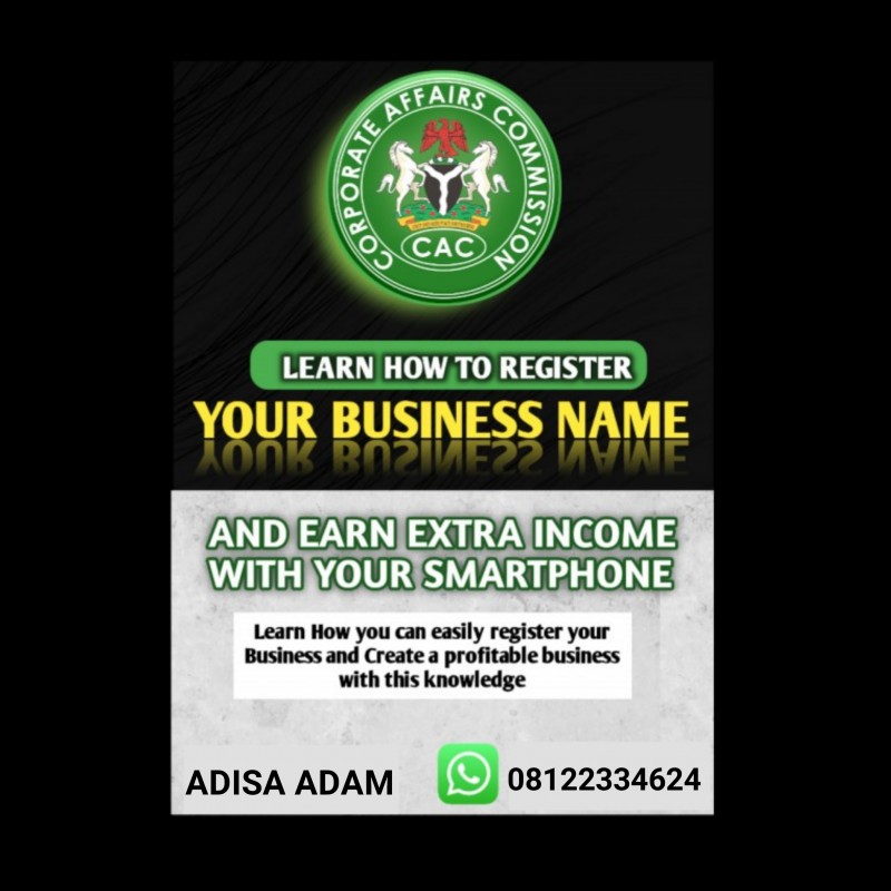 Buy C.A.C REGISTRATION AND MONETIZATION COURSE by Adisa Adam on Selar
