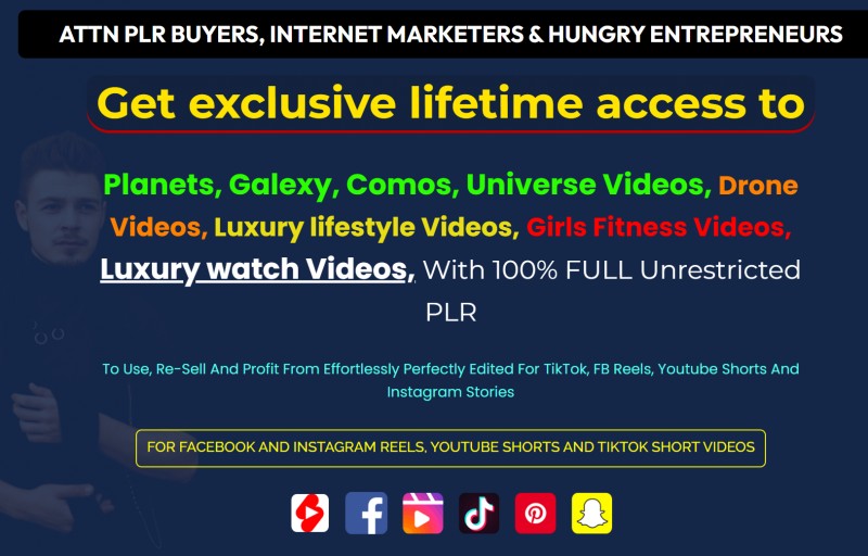 Buy Unrestricted PLR - 20,000+ Premium Short Videos by Jetheights ...