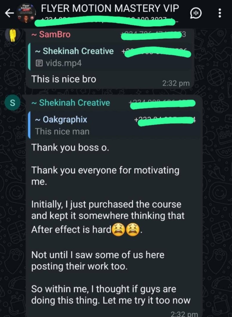 Buy FLYER MOTION MASTERY: Upskill and Charge More, Learn to Animate Flyers by Brandoc on Selar