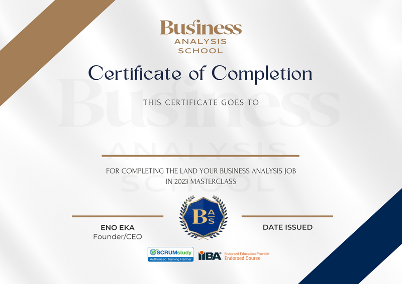 Buy Getting Hired As A Business Analyst Without Any Experience or ...