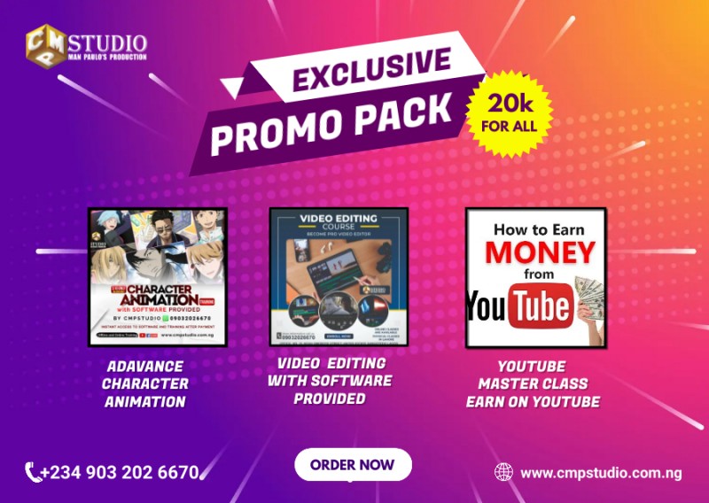 Buy Full 2D Cartoon Animation Training by CMP STUDIO on Selar