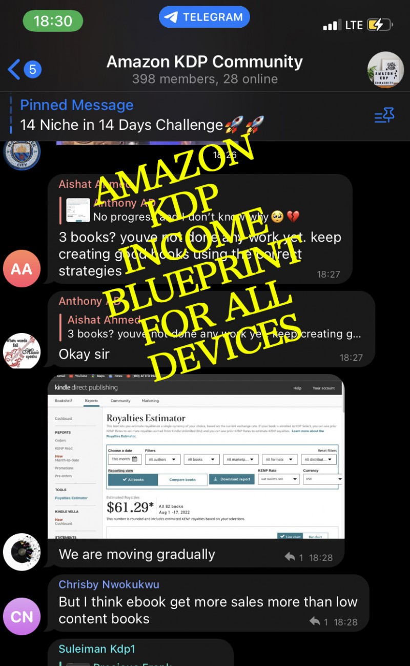 Buy AMAZON KDP INCOME BLUEPRINT FOR ALL DEVICES by Digistore on Selar