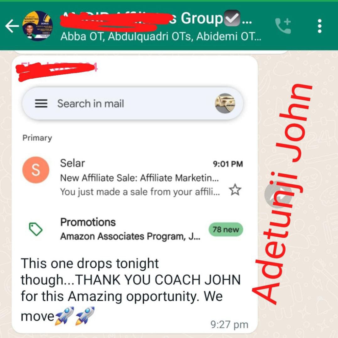 Buy Affiliate Marketing Daily Income Program (AMDIP) with Coach John by ...