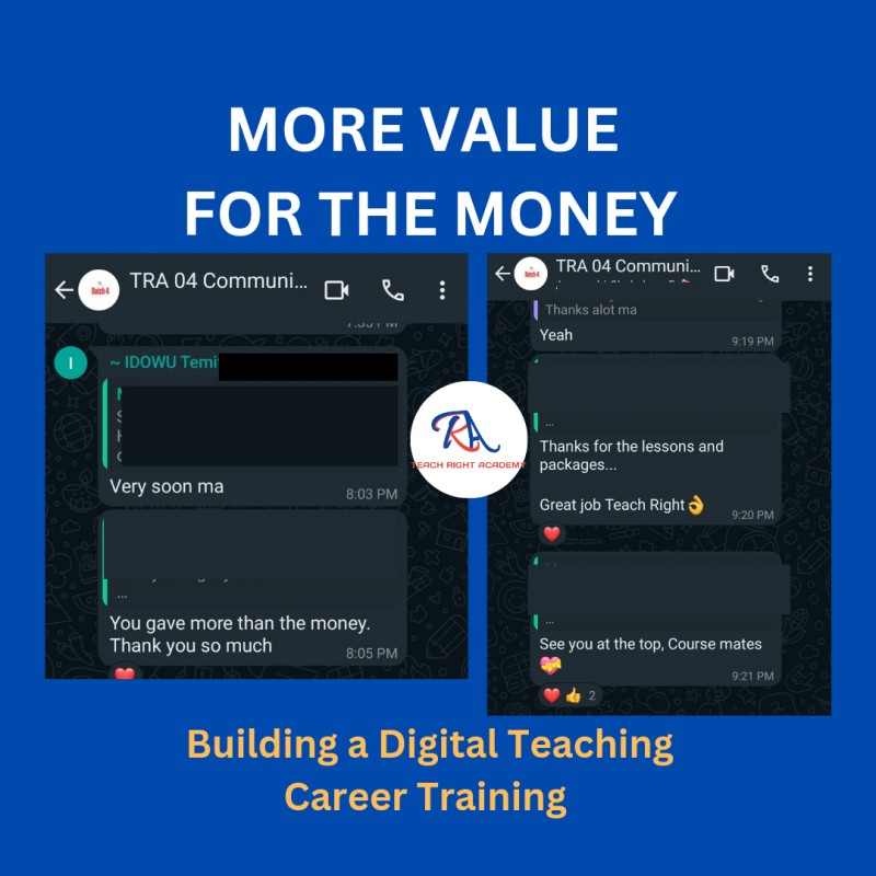 Buy DIGITAL SKILLS FOR ONLINE TEACHING by Teach Right Academy on Selar