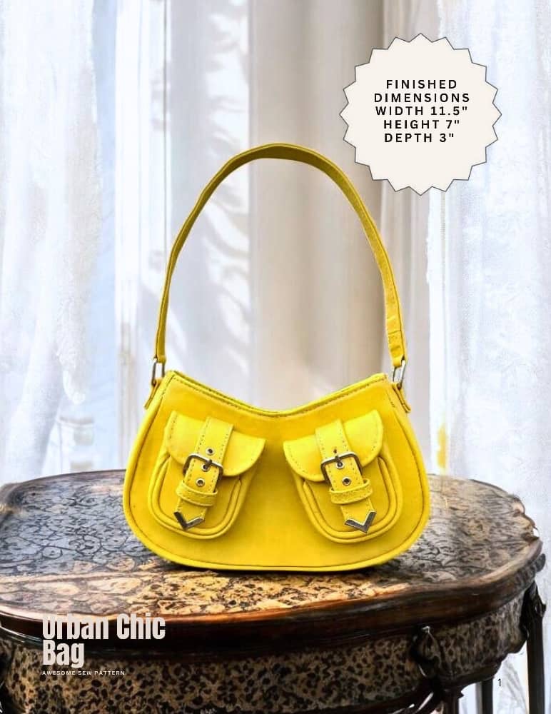 Buy Urban Chic Bag Pattern by The bag goddess on Selar