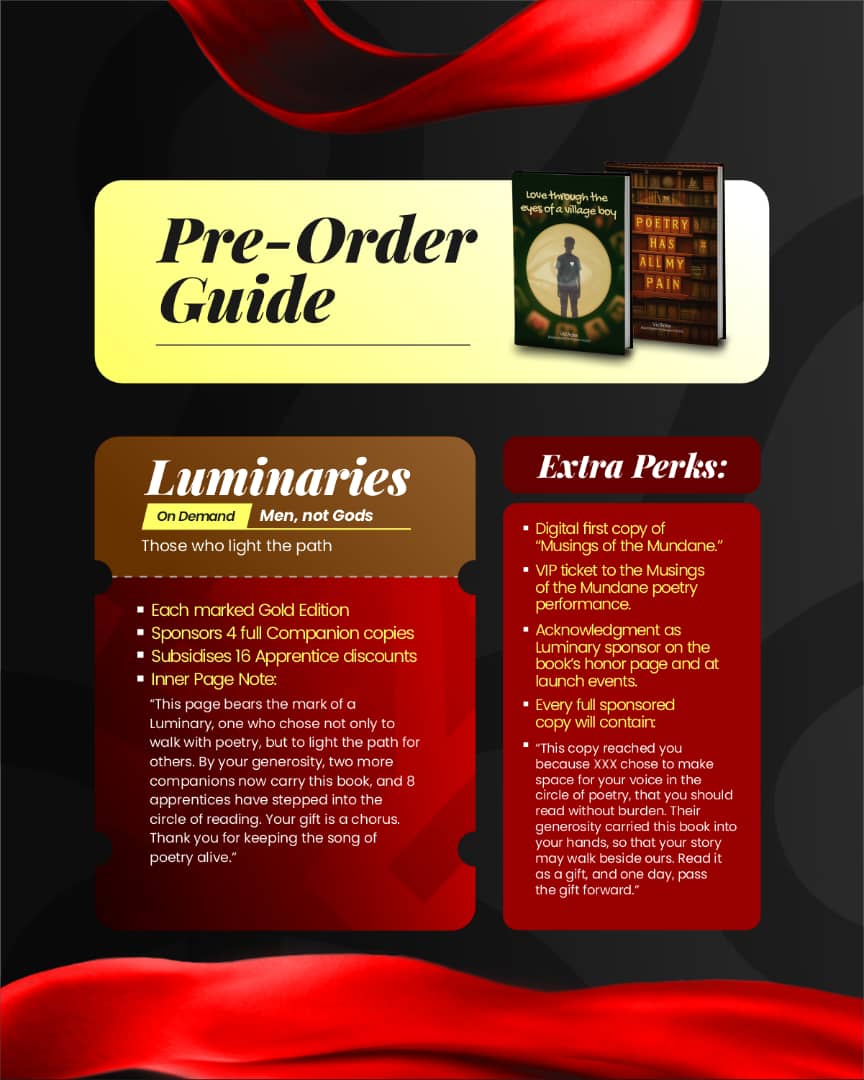 Preorder Poetry Has all My Pain & Love Through the Eyes of a Village ...