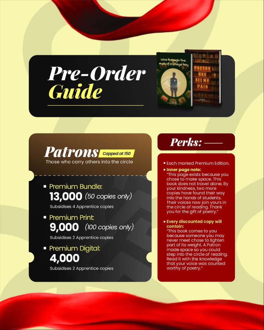 Preorder Poetry Has all My Pain & Love Through the Eyes of a Village ...