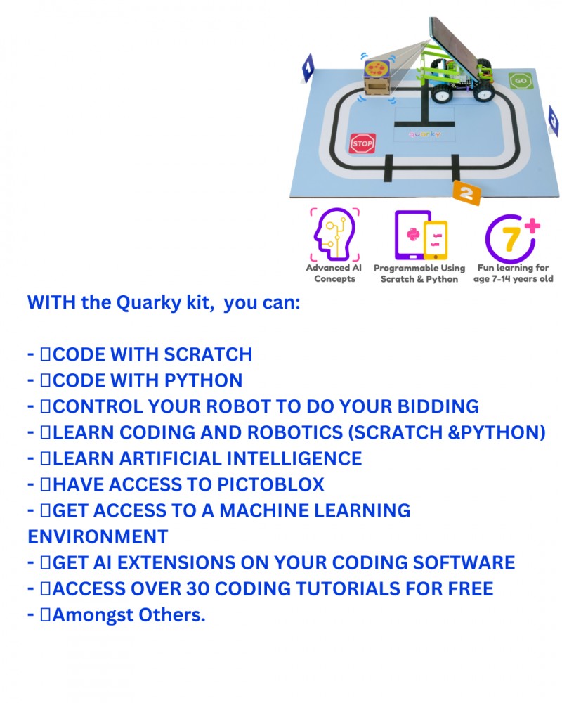Buy QUARKY ROBOT KITS by BEEBAHTICS ENTERPRISE on Selar