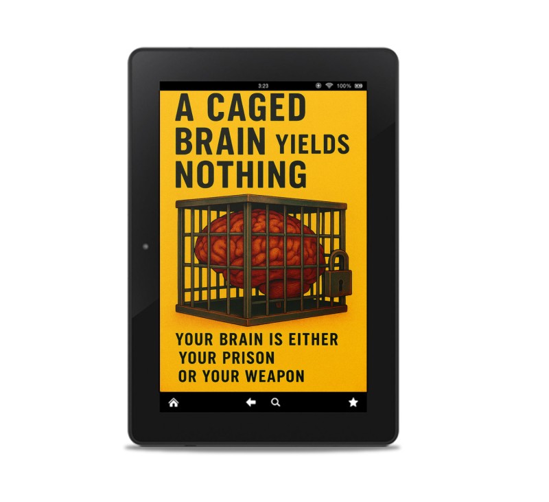 Buy A CAGED BRAIN YIELDS NOTHING - YOUR BRAIN IS EITHER YOUR PRISON OR ...