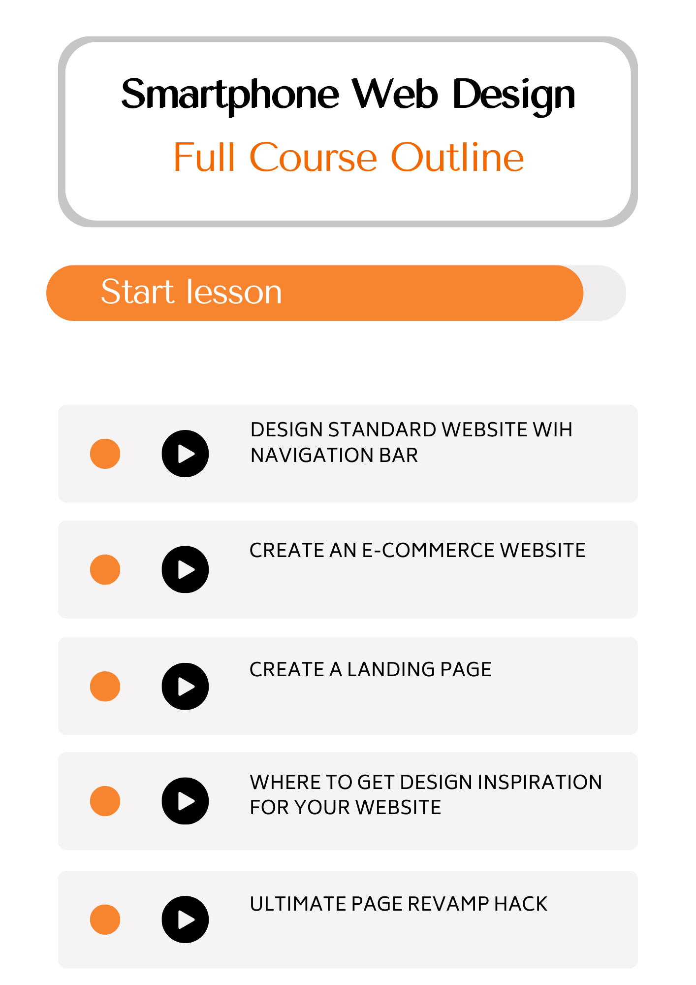 Buy The Smartphone Web Design Course by JoinSparklieBiz on Selar