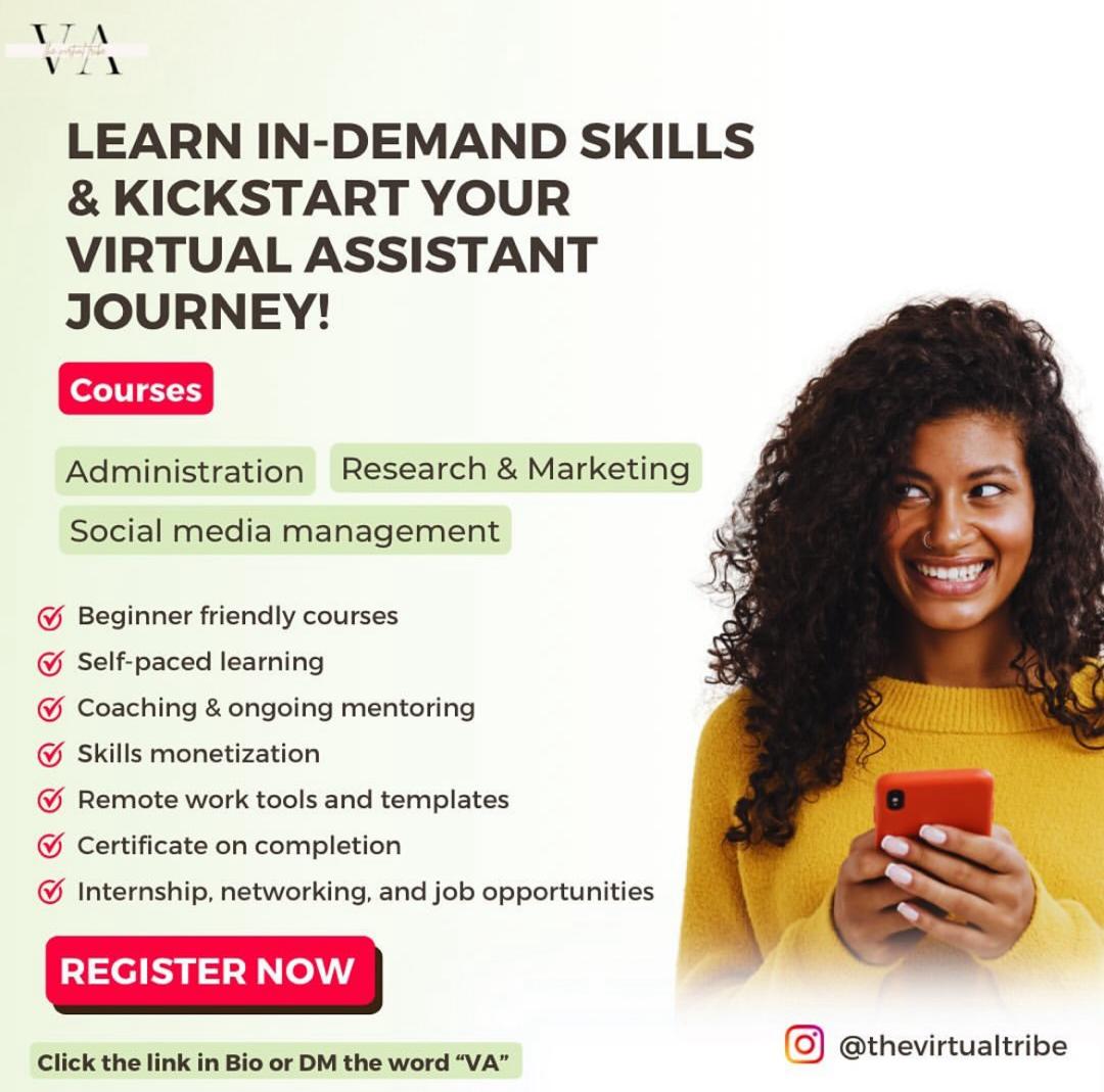 TheVirtualTribe Virtual Assistant Program | Selar