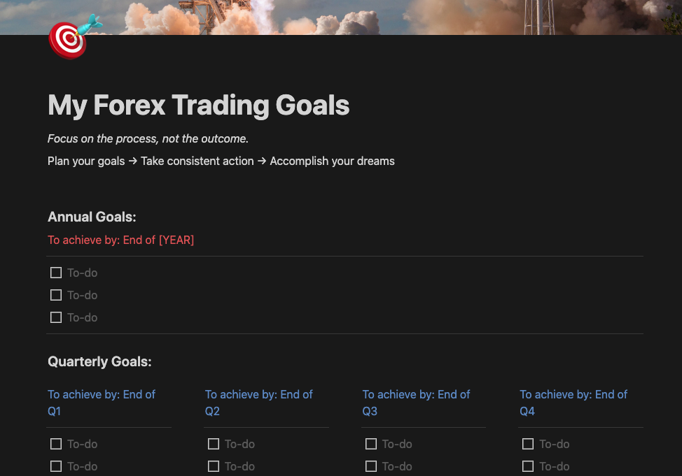 Buy Forex Traders Notion Dashboard For Journaling, Keeping Track Of Your Trades by Optimal FX ...