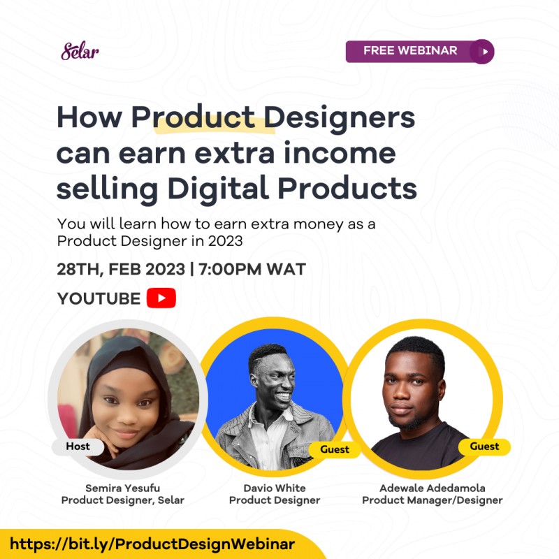 Product Design Webinar | Selar