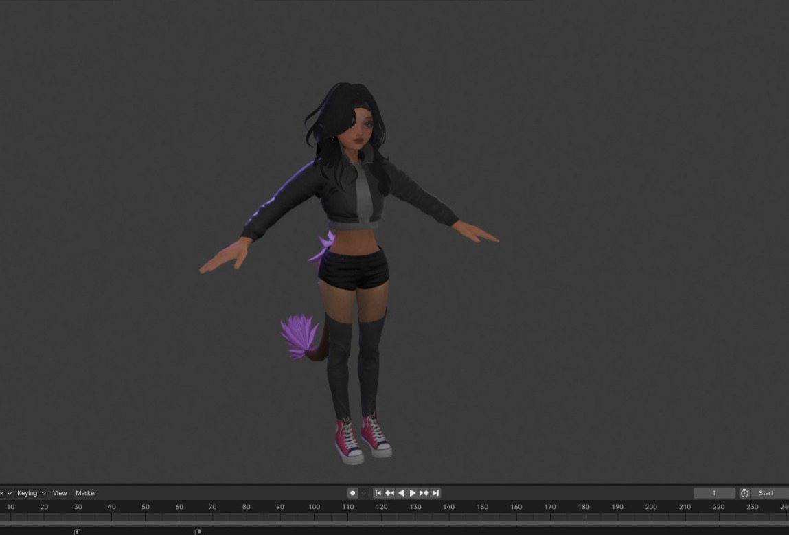 Buy I will create any type of vrchat avatar 2D and 3D model vrc ...
